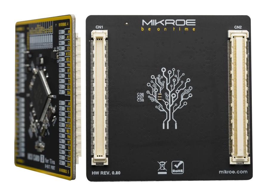 MIKROE-3552 - Mikroelektronika - Add-On Board, MikroE MCU Card 3, Tiva TM4C1294KCPDT MCU
