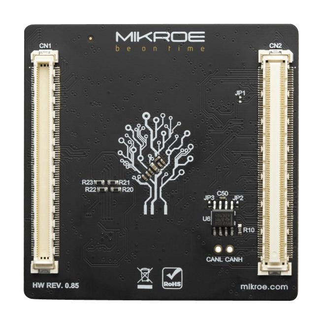 MIKROE-3484 - Mikroelektronika - Add-On Board, MikroE MCU Card , Kinetis MK64FN1M0VDC12 MCU