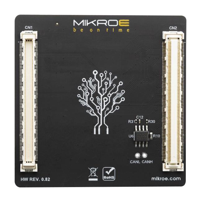 MIKROE-3527 - Mikroelektronika - Add-On Board, MikroE MCU Card 16 ...