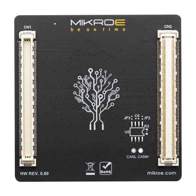 MIKROE-3538 - Mikroelektronika - Add-On Board, MikroE MCU Card 29, STM32F205RB MCU