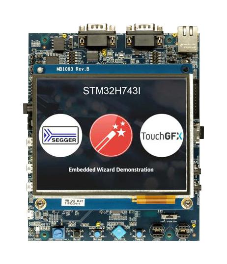 STM32H753I-EVAL2 - Stmicroelectronics - Eval Board, STM32H753XIH6U MCU, 5.7" 640 x 480 LCD w ...