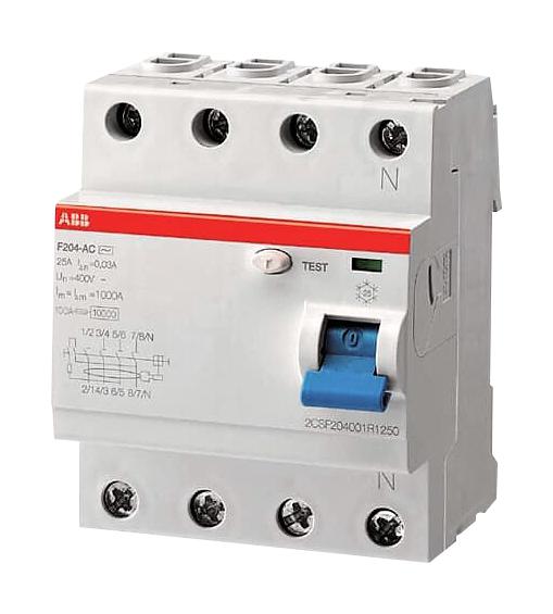 F204A-40/0.03AP-R - Abb - Circuit Breaker, System pro M compact F200, 415 V
