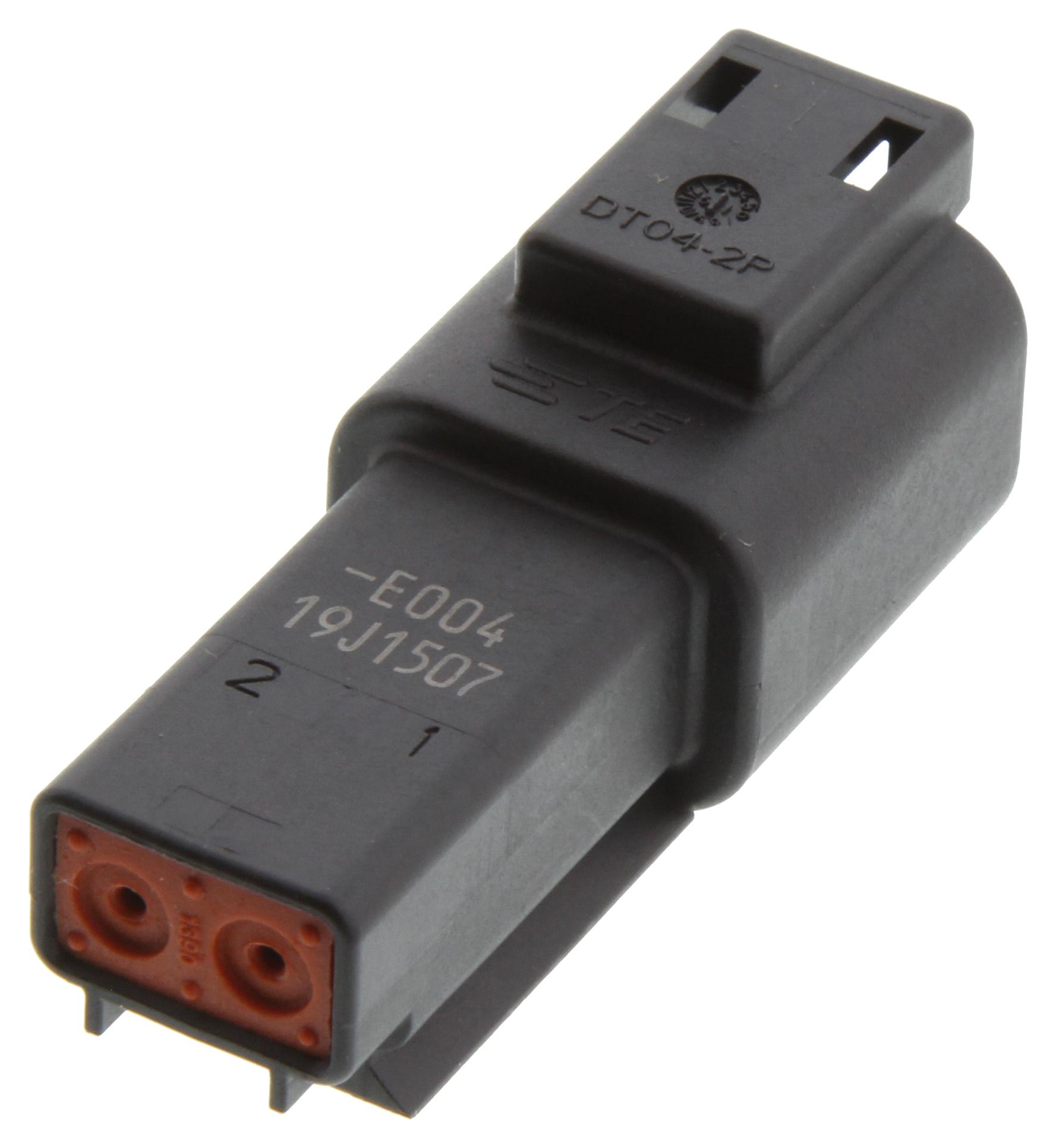 DT04-2P-E004 - Deutsch - Te Connectivity - Automotive Connector Housing, DT, Receptacle