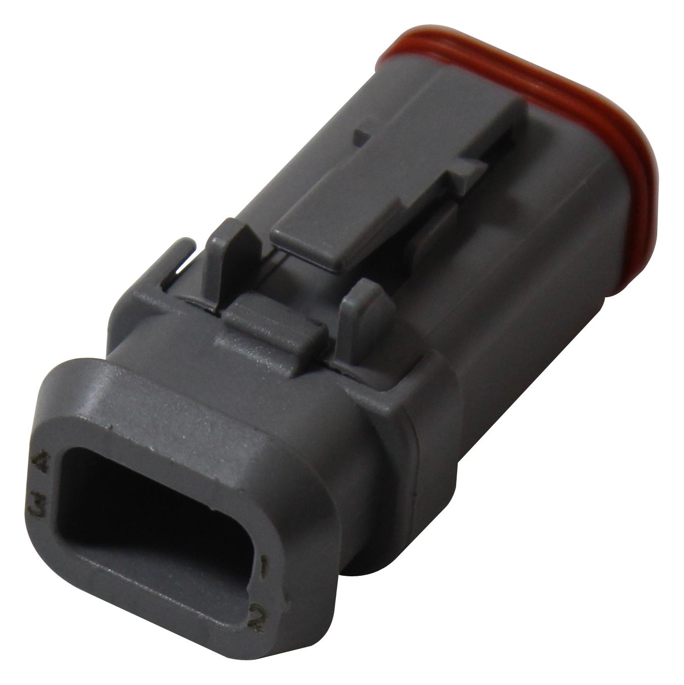 DT06-4S-E008 - Deutsch - Te Connectivity - Automotive Connector Housing, DT, Plug