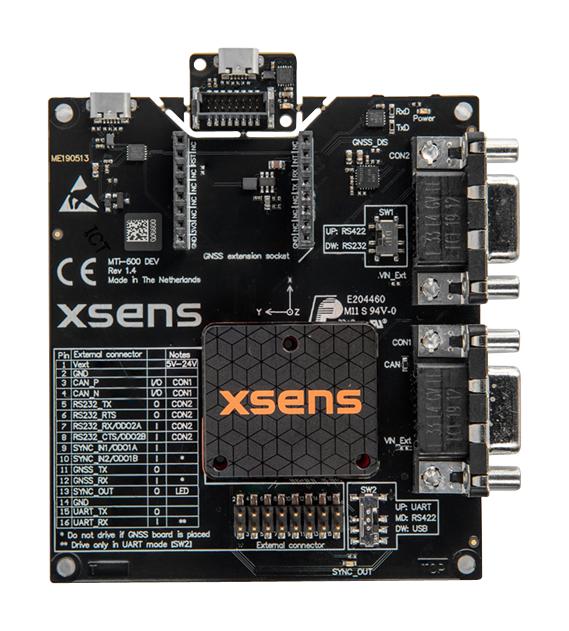 MTI-630-DK - Xsens - Development Kit, MTI-630 AHRS MEMS Module
