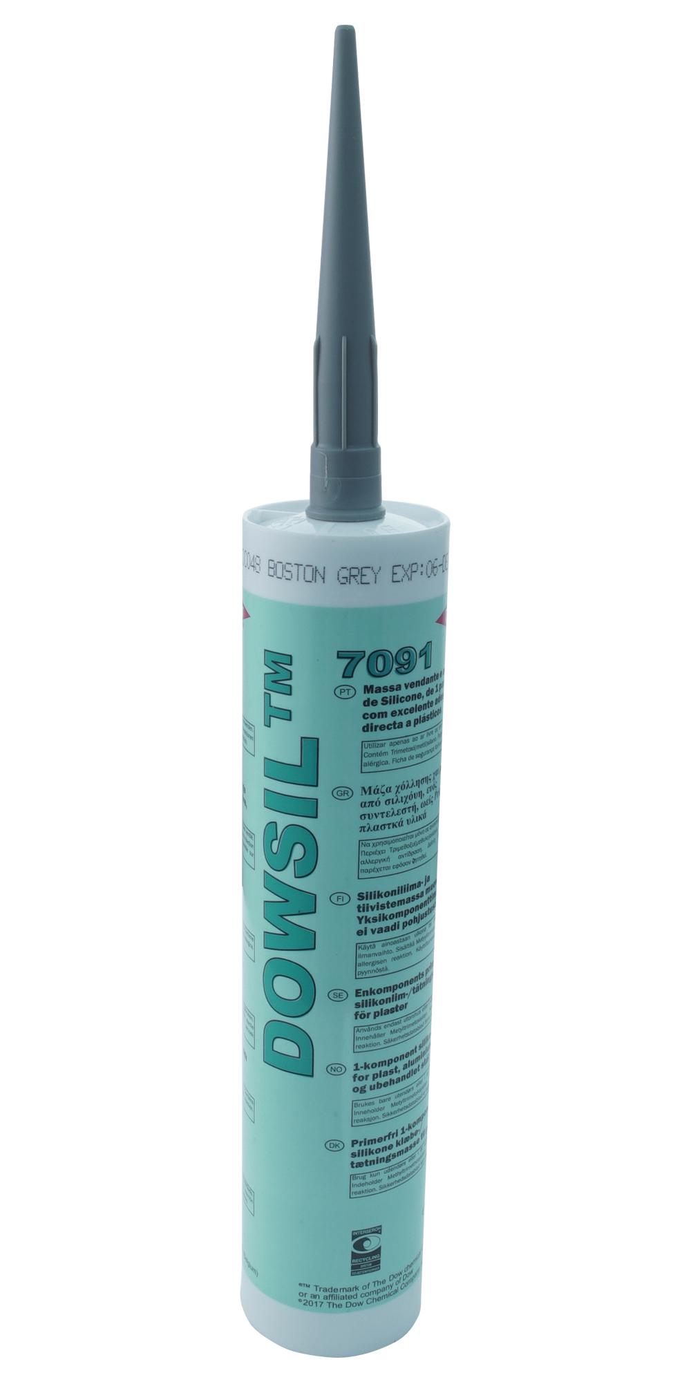 7091 GREY, 310ML - Dow - SILICONE ELASTOMER SEALANT, CRT, GRY