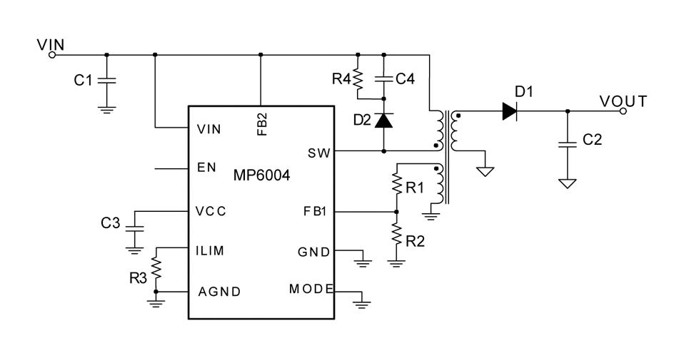 MP6004GQ-P - Monolithic Power Systems (mps) - DC-DC Switching Buck, Flyback Regulator, 14V-80V in