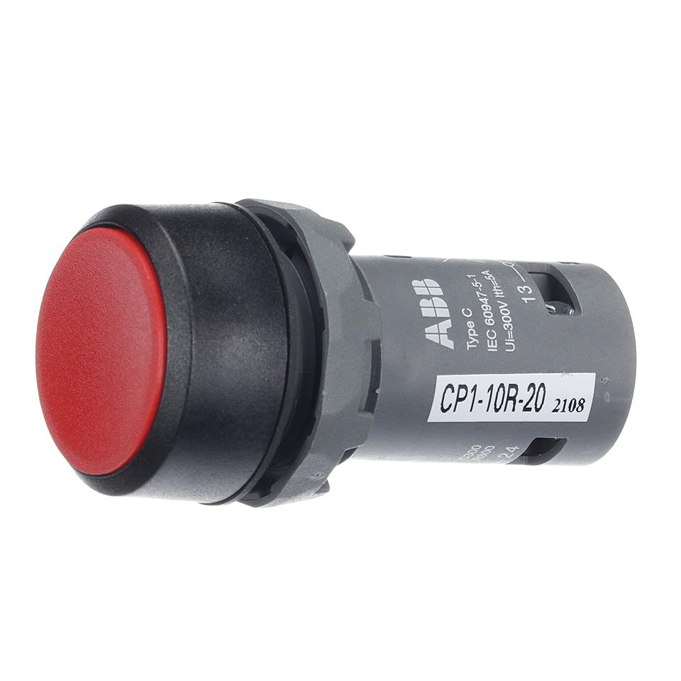 CP1-10R-20 - Abb - Industrial Pushbutton Switch, CP1, 22.3 mm