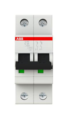 S202-C25 - Abb - Thermal Magnetic Circuit Breaker, Miniature, C Curve