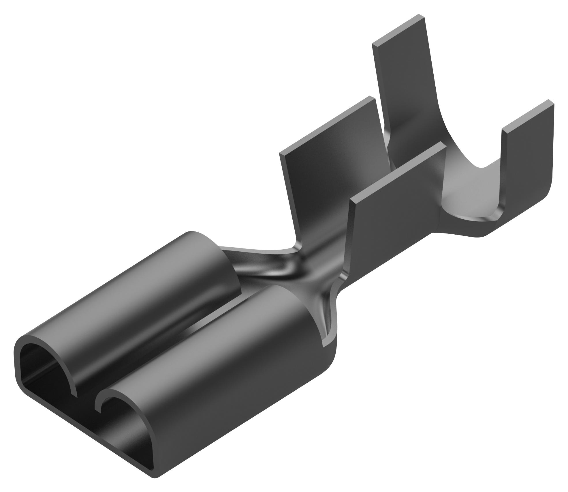 60253-2 - Amp - Te Connectivity - Quick Disconnect Terminal, FASTIN-FASTON 250, Female Quick ...