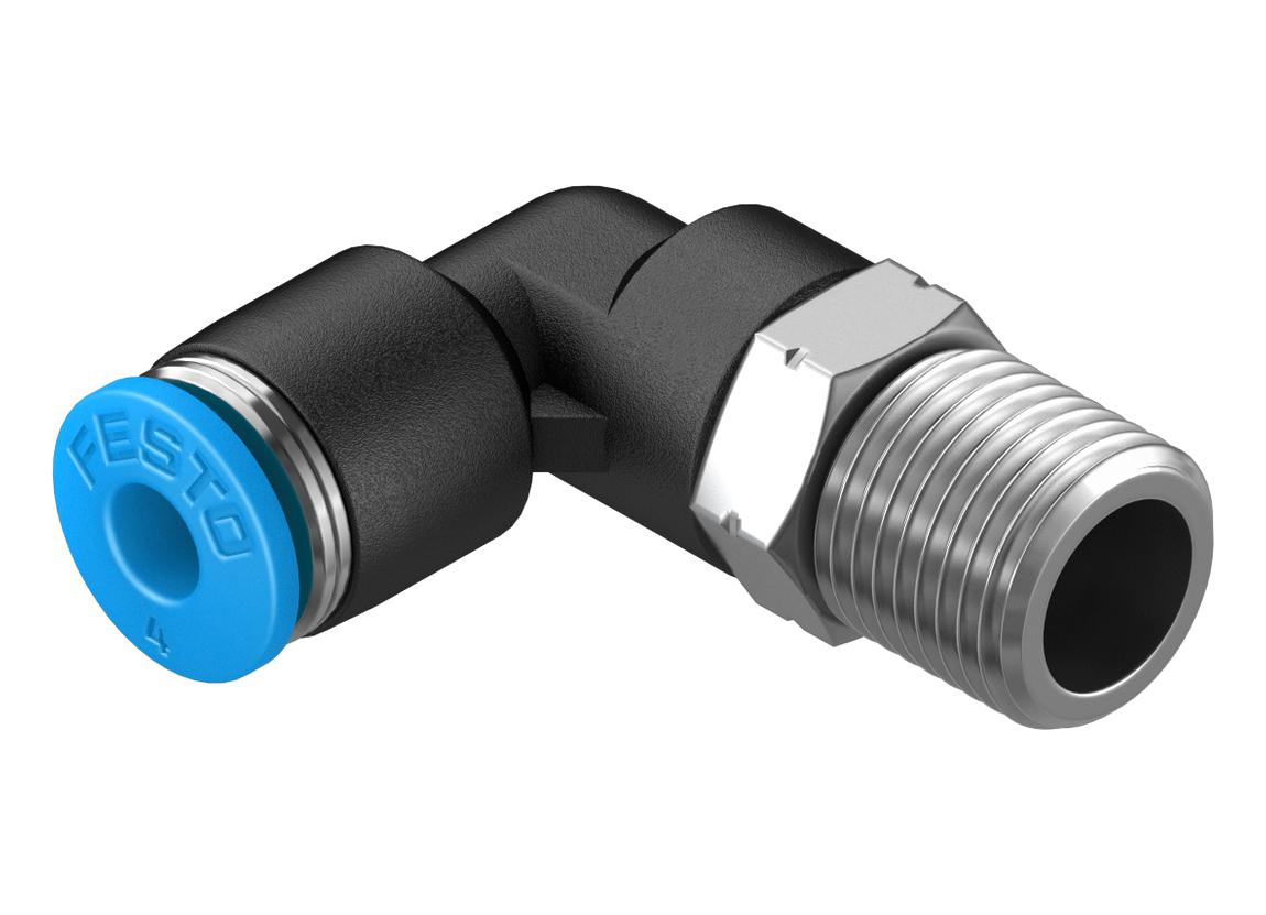 153045 - Festo - Pneumatic Fitting, Push-In L-Fitting, R1/8