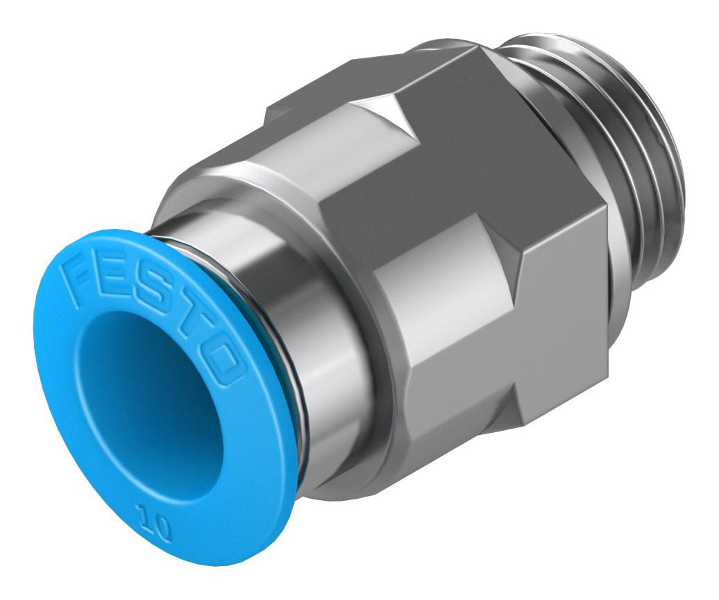 QS-G1/4-10 - Festo - Pneumatic Fitting, Push-In Fitting, G1/4