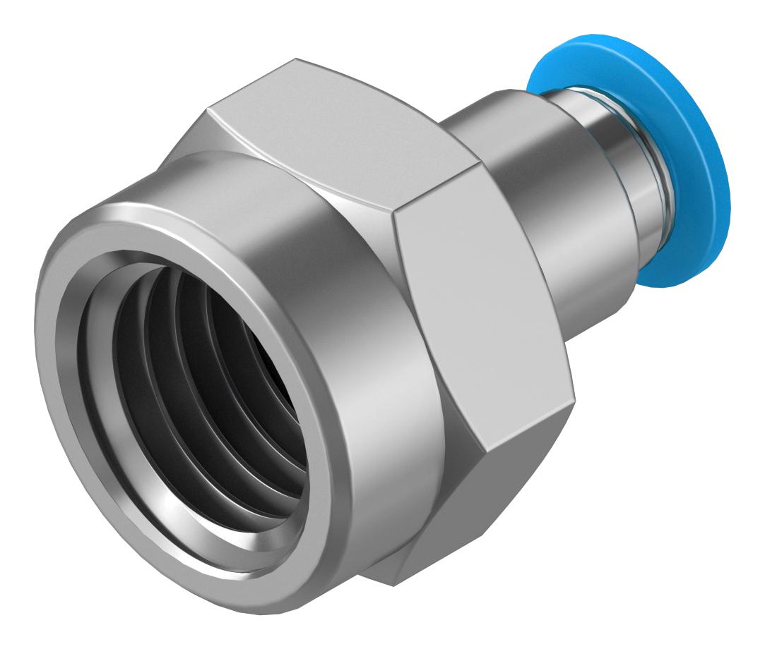 QSF-3/8-6-B - Festo - Pneumatic Fitting, Push-In Fitting, G3/8