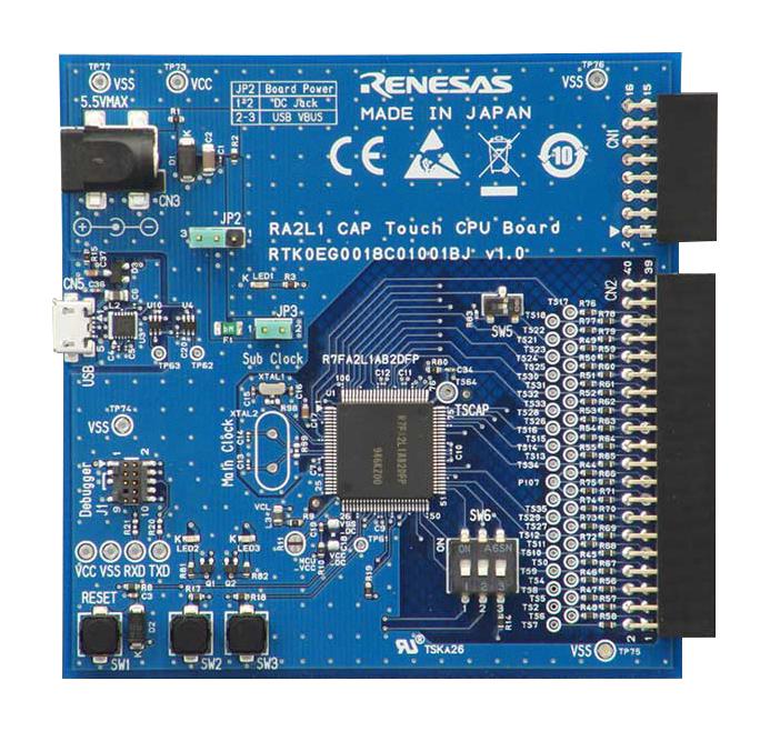 RTK0EG0022S01001BJ - Renesas - Evaluation Kit, RA2L1, 32 bit