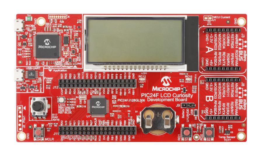 DM240017 - Microchip - Evaluation Board, PIC24FJ128GL306, 16bit PIC24 MCU