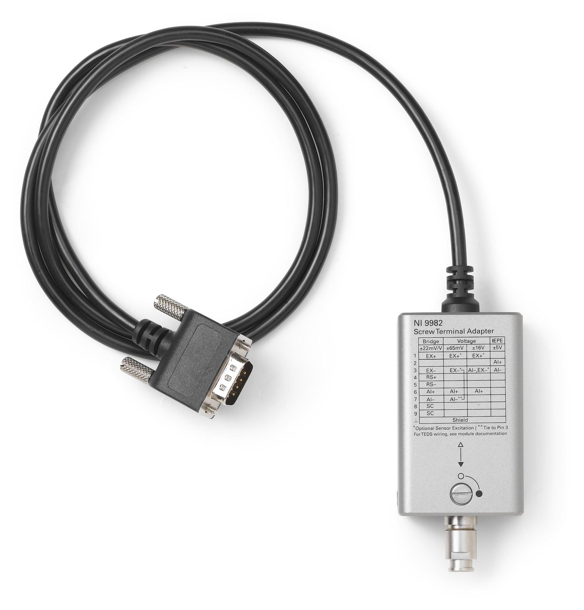 783411-01 - Ni / Emerson - Screw Terminal Adapter, NI-9982D, 9218 DSUB ...