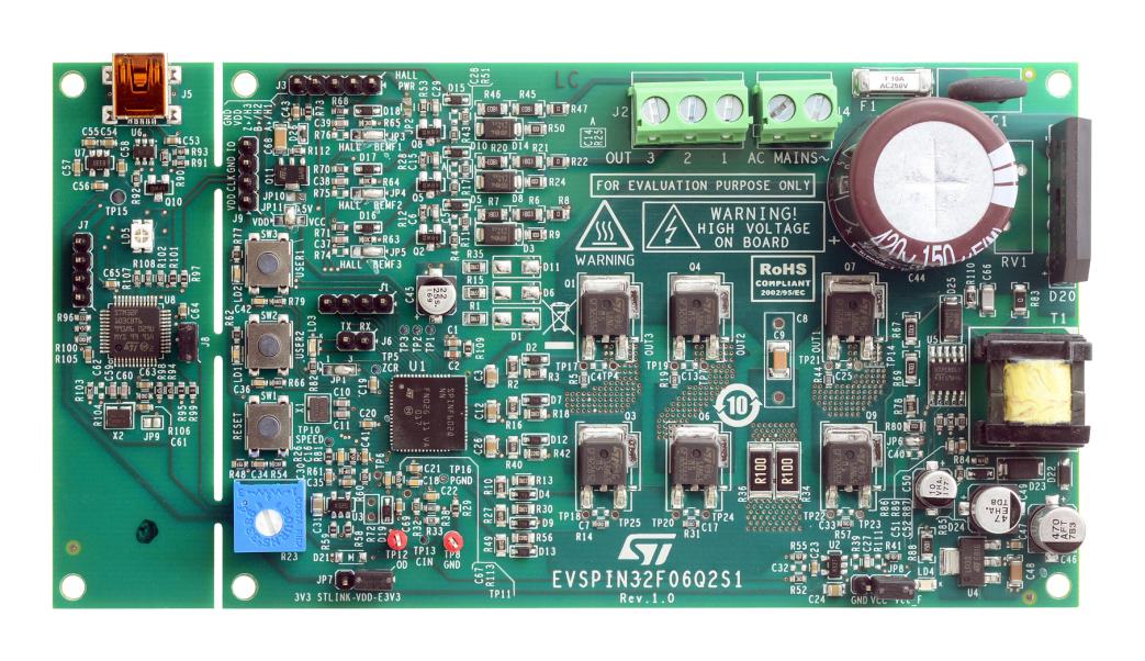 EVSPIN32F06Q2S1 - Stmicroelectronics - Evaluation Board, STSPIN32F0602Q ...