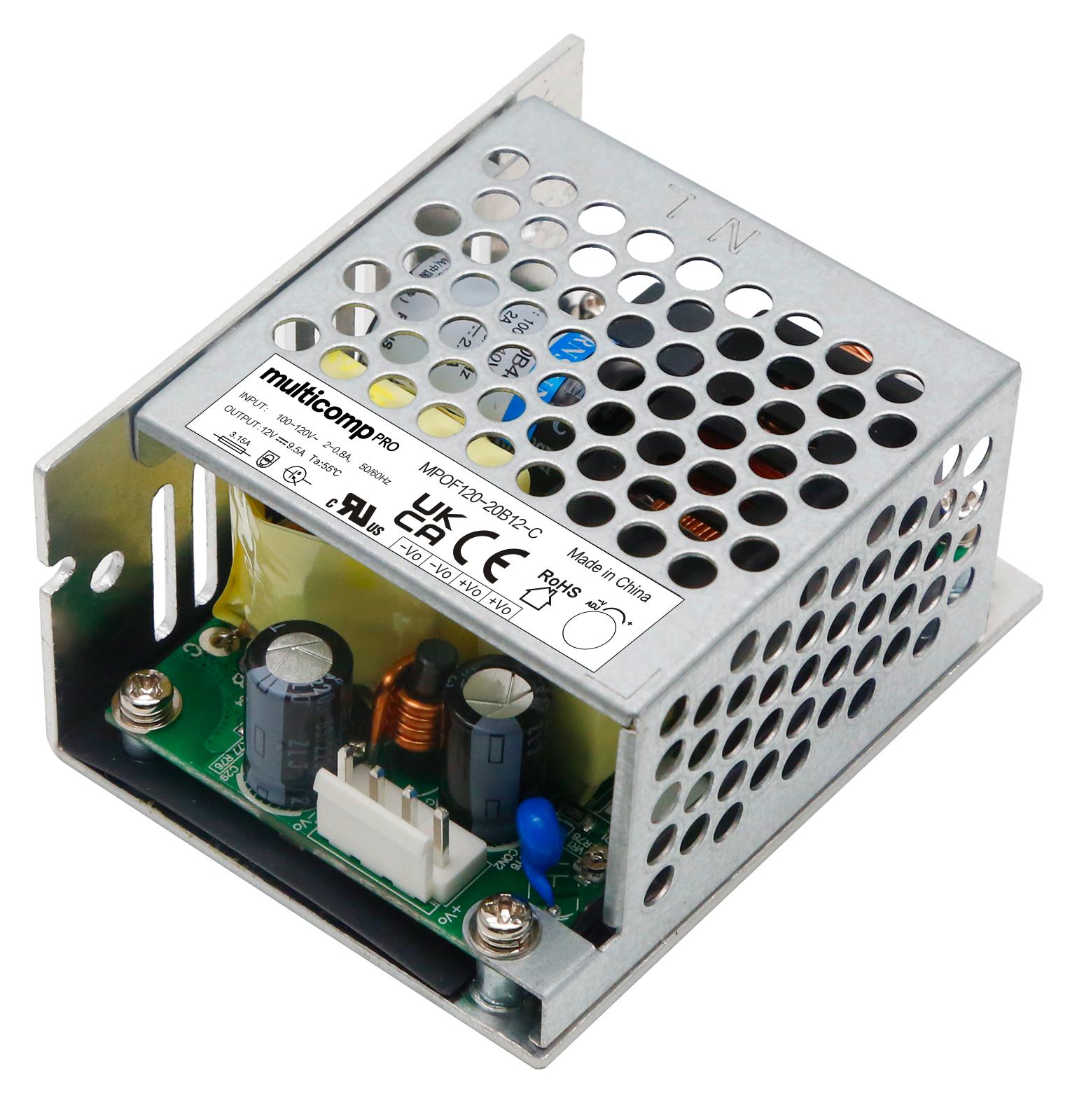 MPOF120-20B27-C - Multicomp Pro - AC/DC Enclosed Power Supply (PSU ...