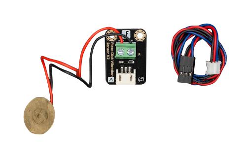 Dfr0052 Dfrobot Analog Piezo Disk Vibration Sensor Board Dfrobot Arduino V71 Io Expansion