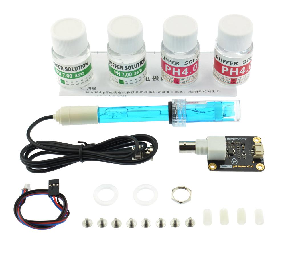 SEN0161-V2 - Dfrobot - PH Sensor / Meter Kit, V2, Gravity