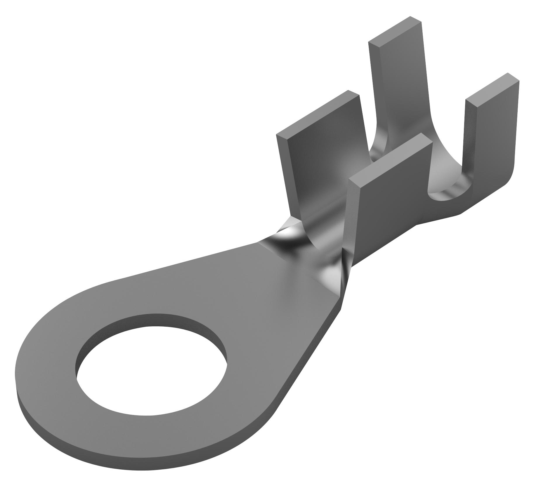 160181-2 - Amp - Te Connectivity - Ring Tongue Terminal, M6, 1/4"