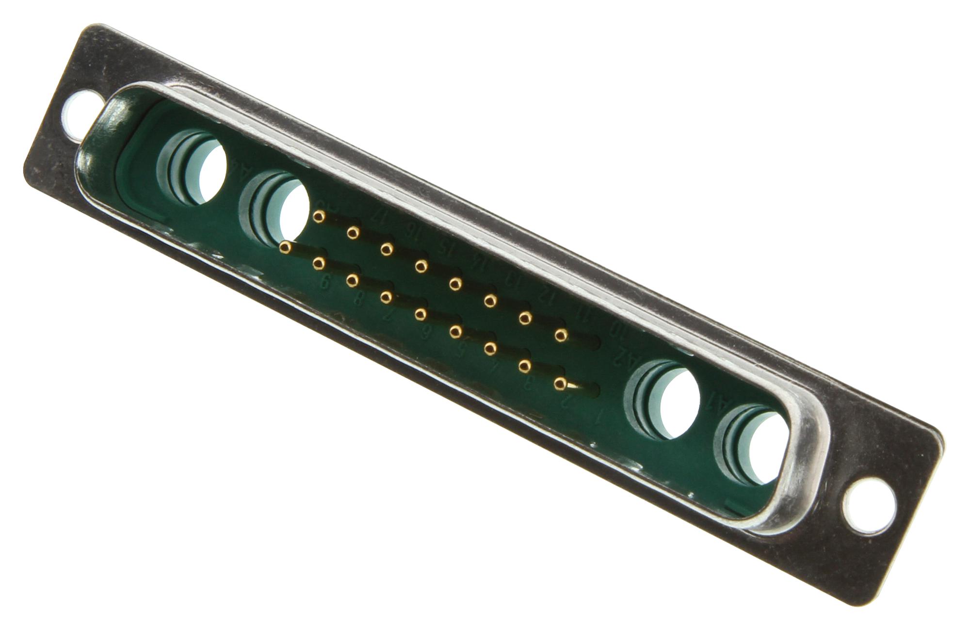 173107-0067 - Molex - Combination Layout D Sub Connector, 173107 Series, DC-21WA4