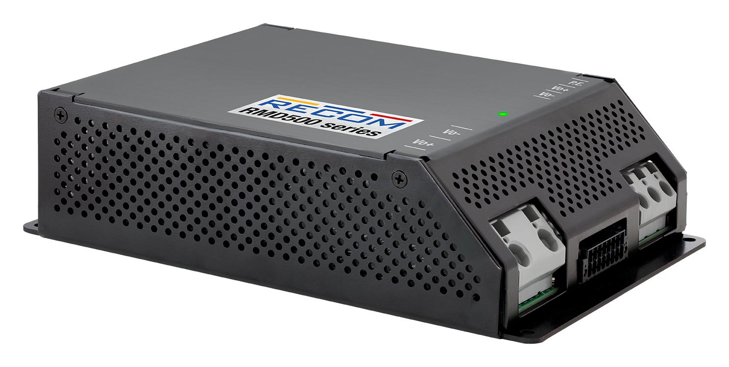 RMD500-110-24SEW - Recom Power - Isolated Chassis Mount DC/DC Converter, Railway, Module