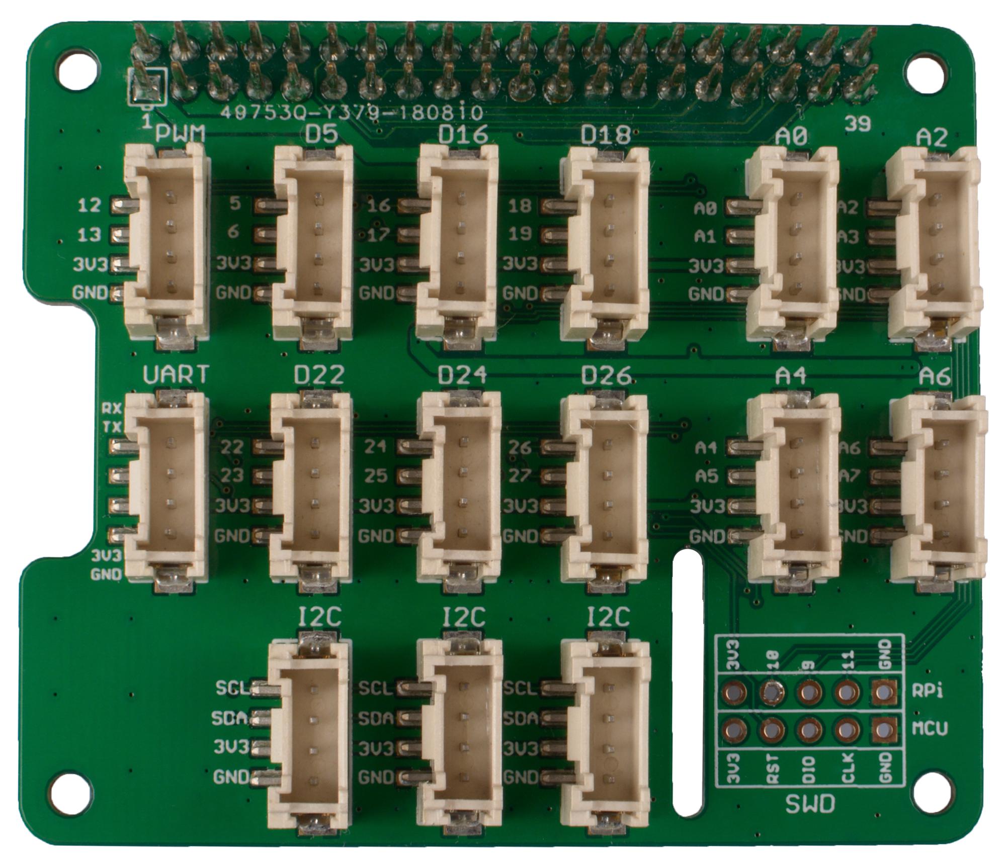 103030275 - Seeed Studio - Base HAT Interface, Grove, 3.3 V in 103030275 - Seeed Studio - Base HAT Interface, Grove, 3.3 V in