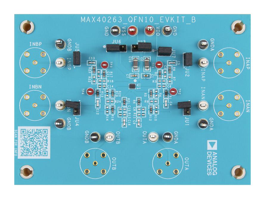 MAX40263EVKIT# - Analog Devices - Evaluation Kit, MAX40263, Operational Amplifier