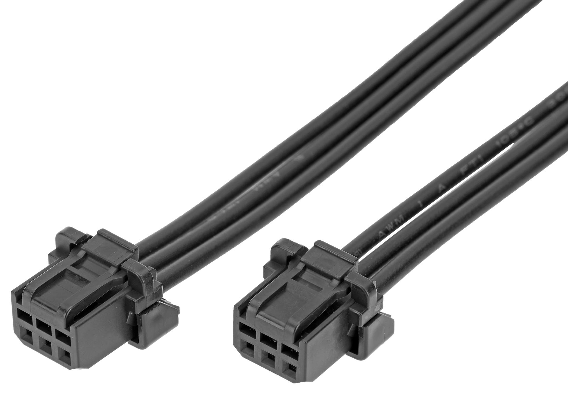 219652-1033 - Molex - Cable Assembly, Micro-One 2.0 Receptacle to Micro-One 2.0 Receptacle, 3 Ways
