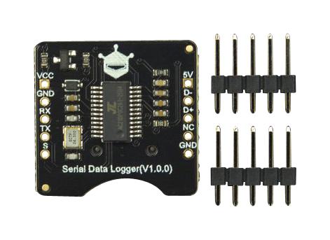 TEL0148 - Dfrobot - Serial Data Logger Board, 3.3 V to 5 V, Arduino UNO R3 Board