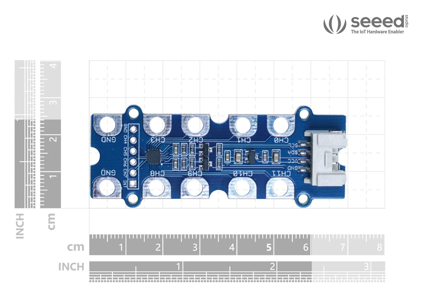 101020872 - Seeed Studio - Touch Sensor Board, with Cable, Capacitive