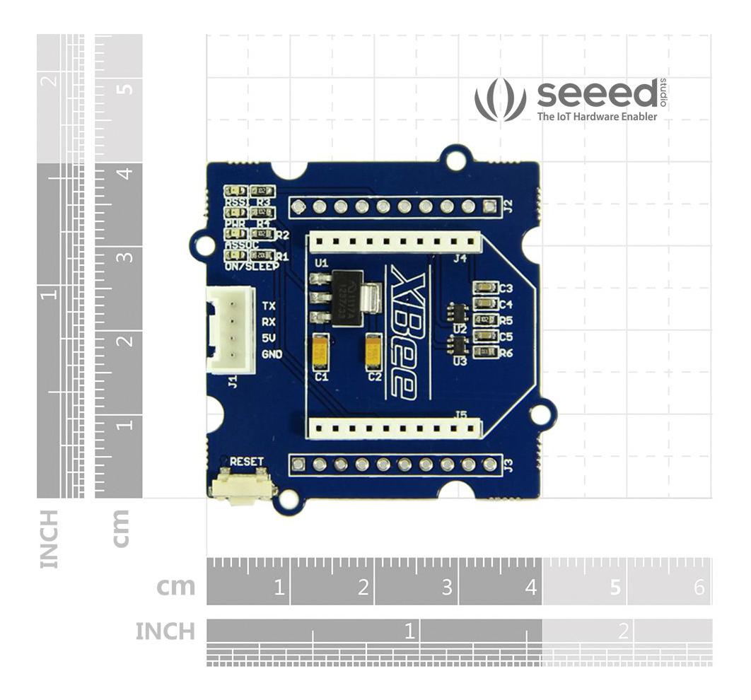 103020002 - Seeed Studio - Bee Socket Board, 3.3V, Arduino Board
