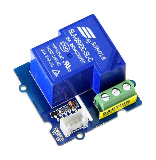 103020012 - Seeed Studio - SPDT Relay Board, SLA-05VDC-SL-C, Arduino ...