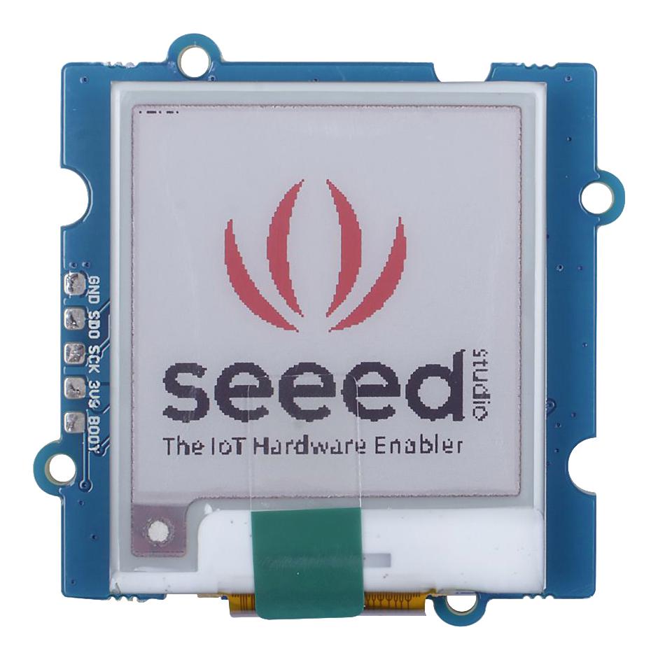 104020129 - Seeed Studio - Display Board, Triple Colour E-Ink, 1.54''
