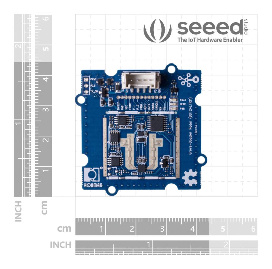 109020021 - Seeed Studio - Transceiver Board, with Cable, Doppler Radar