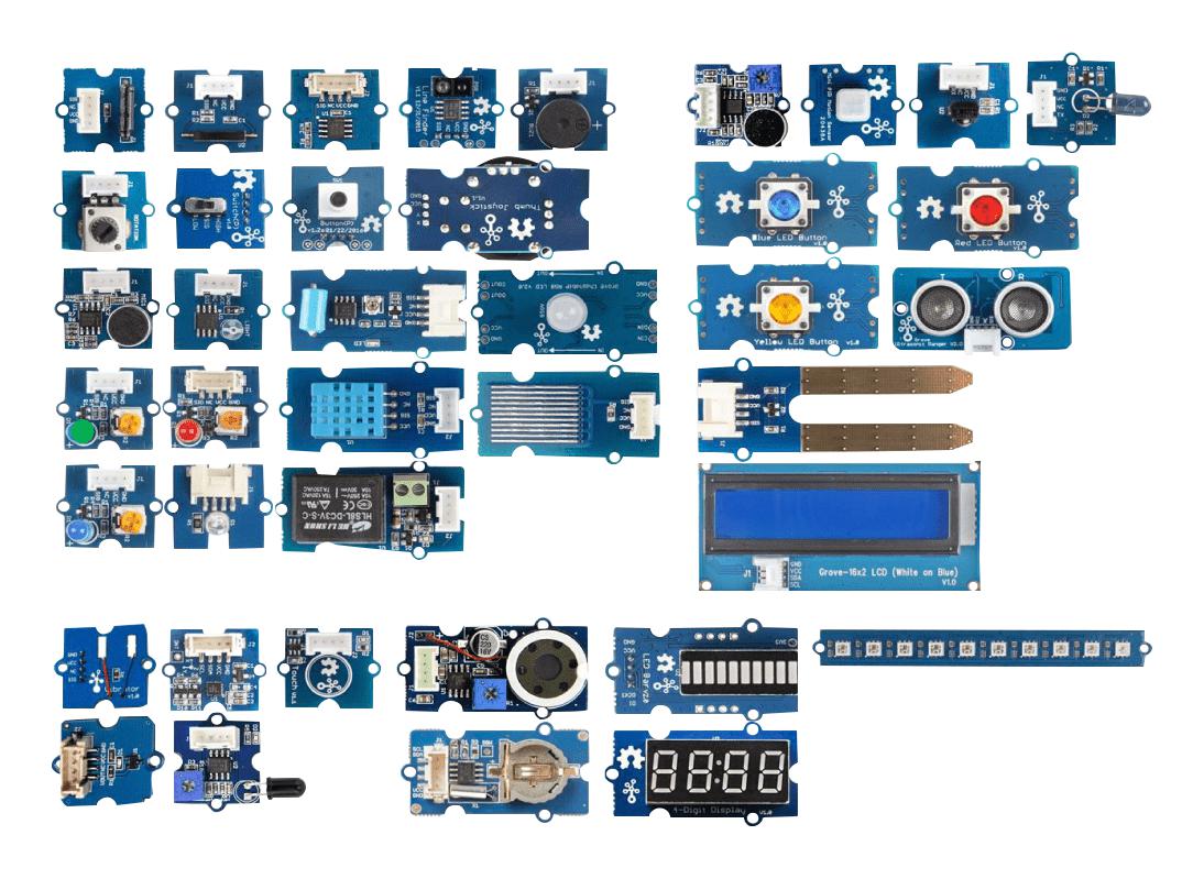 110020230 - Seeed Studio - Creator Kit, 40 Modules, Arduino & Raspberry ...