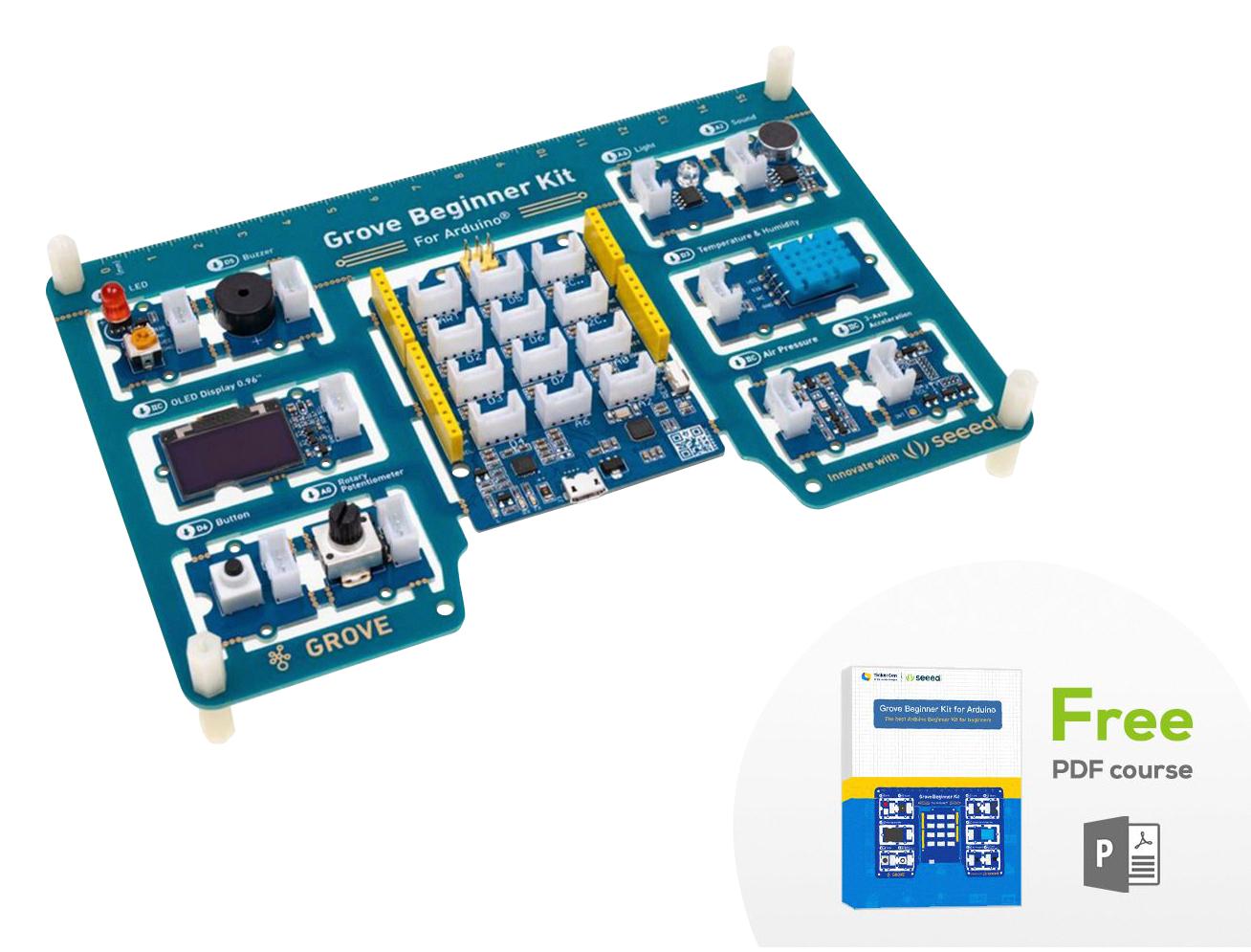 110061162 - Seeed Studio - Beginner Kit, with USB Cable, Arduino ...