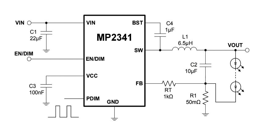 MP2341GTL-P - Monolithic Power Systems (mps) - LED Driver, DC / DC, Synchronous Buck