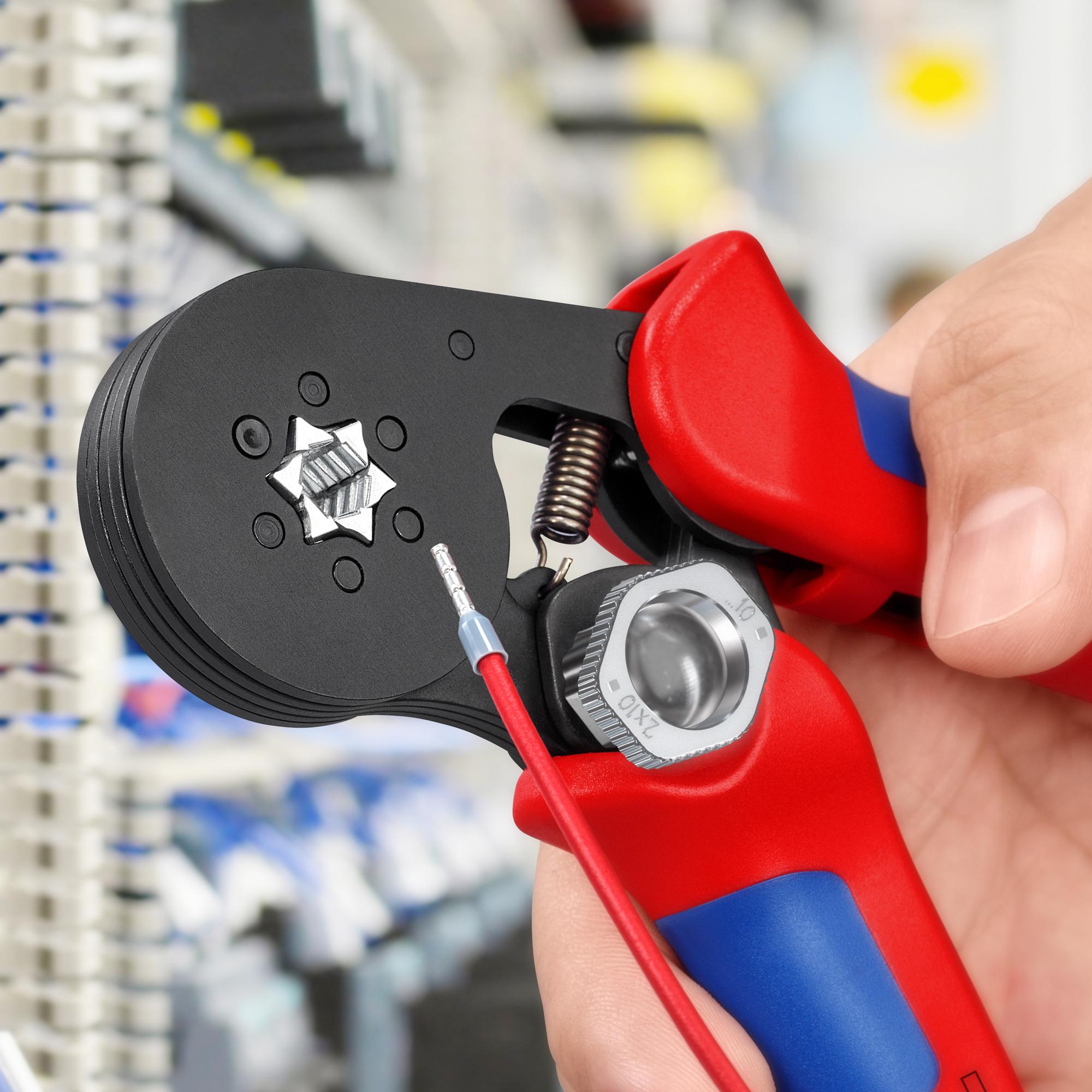 97 53 14 SB - Knipex - Crimp Tool, Hexagonal, Ratchet