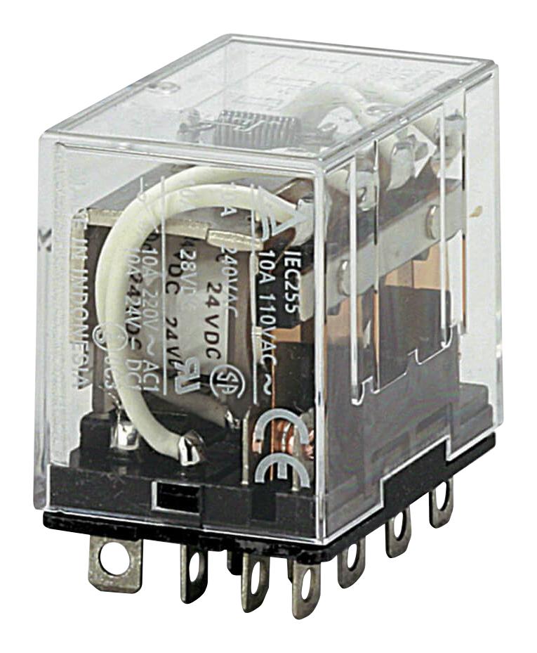 LY4N 24DC - Omron Industrial Automation - Power Relay, 4PDT, 24 VDC
