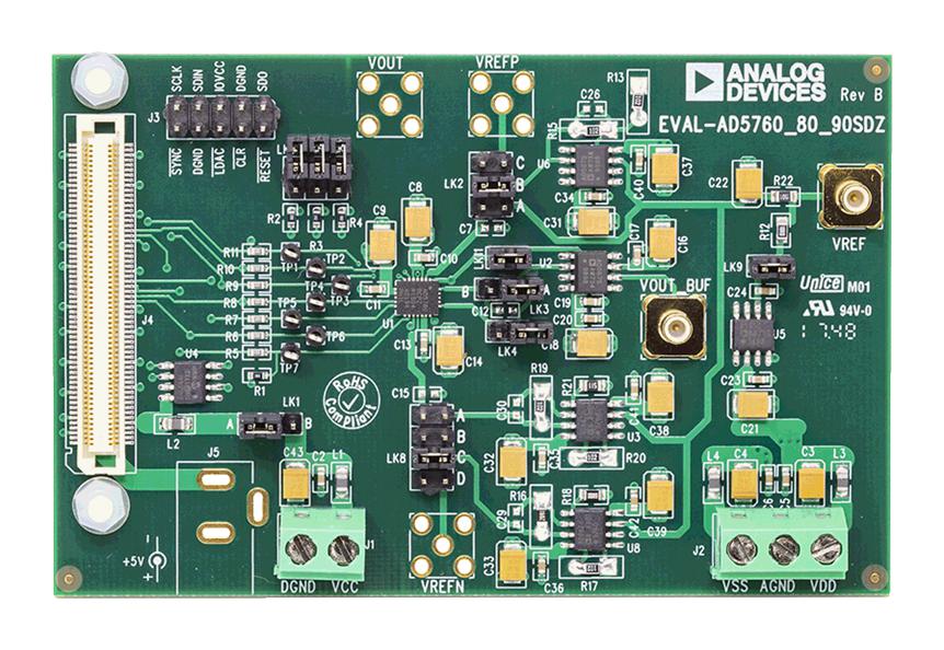 EVAL-AD5780SDZ - Analog Devices - Evaluation Kit, AD5780, Digital to Analogue Converter
