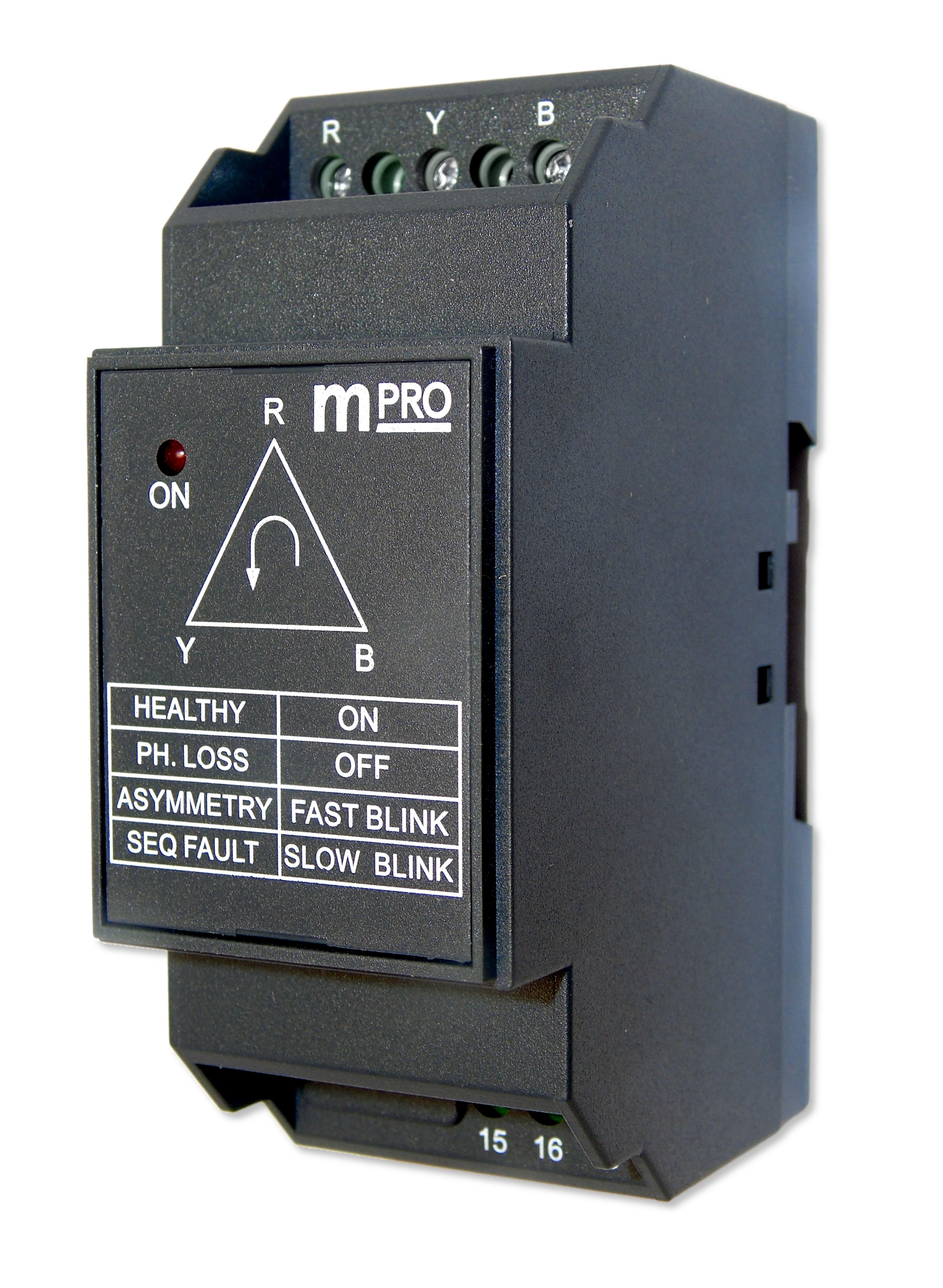 MP008401 - Multicomp Pro - Phase Monitoring Relay, MP Voltage Monitoring Relays, SPDT