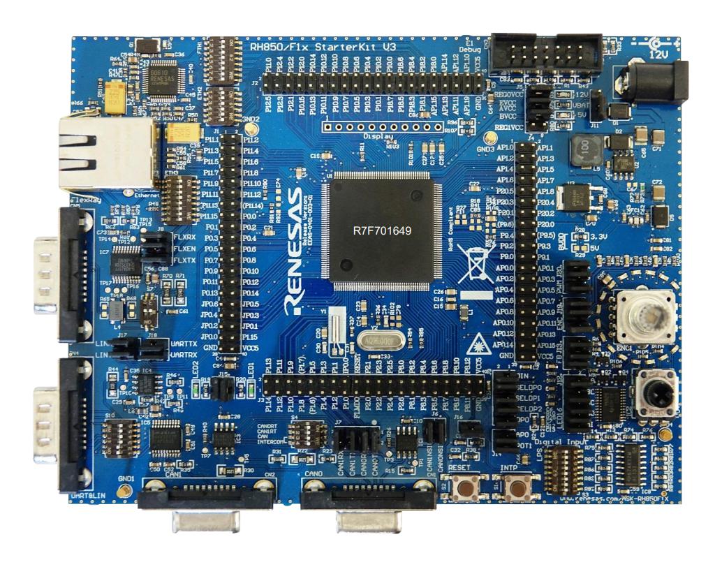 Y-ASK-RH850F1KM-S4-V3 - Renesas - Starter Kit, R7F701649, 32 bit