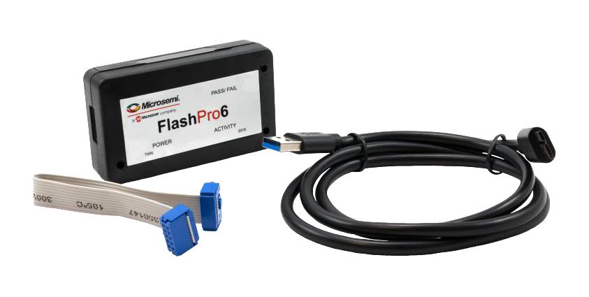 FLASHPRO6 - Microchip - Flash Programmer, In-system Programming, IEEE 1149 JTAG Programming