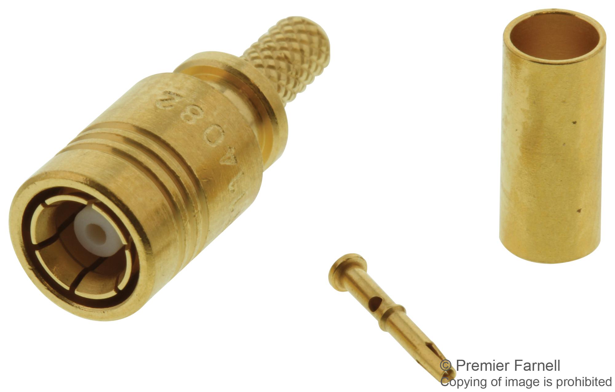 R114082000 - Radiall - RF / Coaxial Connector, SMB Coaxial, Straight Plug