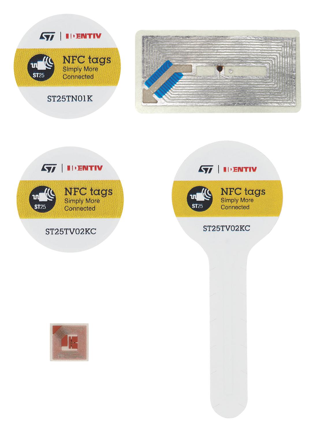 ST25-TAG-BAG-UI1 - Stmicroelectronics - NFC Tag Set, STMicroelectronics ST25 NFC/RFID Evaluation ...