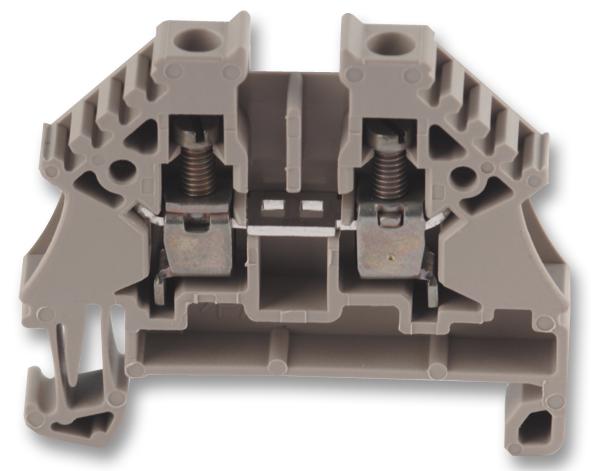 WDU 4N - Weidmuller - DIN Rail Mount Terminal Block, 2 Ways, 28 AWG