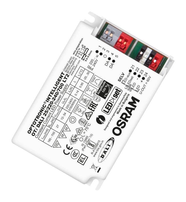 OTI-DALI-25/220-240/700-LT2-DIM - Osram - LED Driver, Dimmable, LED Lighting