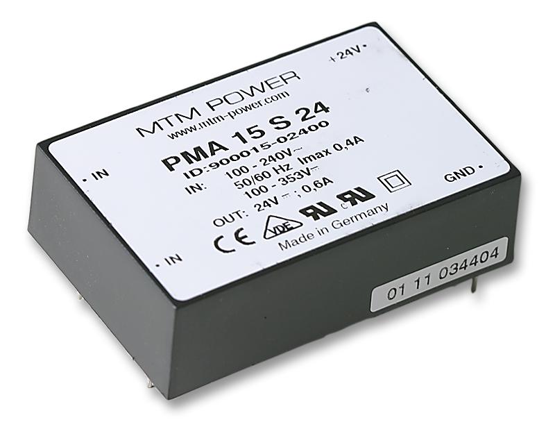 PMA15 S24 - Mtm Power - PSU, ENCAPSULATED, 24V